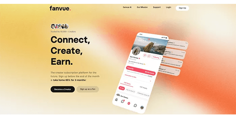 Review of Fanvue: Features, Safety, Revenue, Video Download...